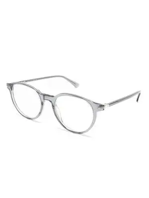 Montblanc Translucent Round-frame Glasses