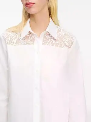 Karl Lagerfeld Lace Detail Shirt