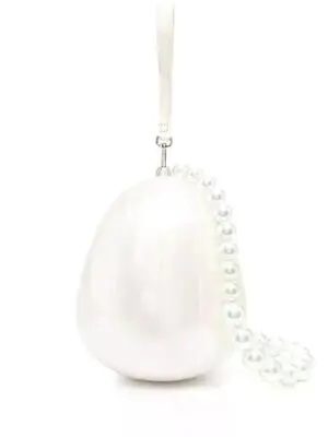 Simone Rocha Egg Faux Pearl Tote - Neutrals