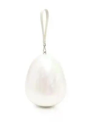 Simone Rocha Egg Faux Pearl Tote - Neutrals