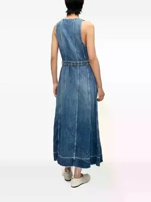 GANNI Denim Maxi Dress
