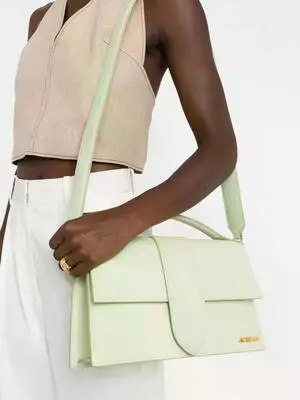 Jacquemus Le Bambinou Leather Tote Bag - Green