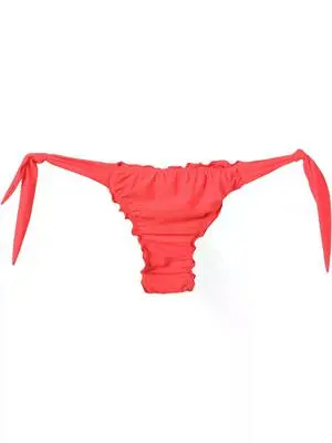 AMIR SLAMA Frilled Bikini Bottoms - Red