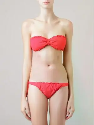 AMIR SLAMA Frilled Bikini Bottoms