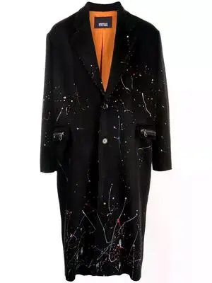 MOSTLY HEARD RARELY SEEN Paint-splattered Overcoat