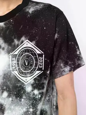 Versace Logo Tie-dye T-shirt