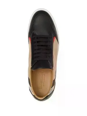 Burberry House Check Print Lace-up Sneakers