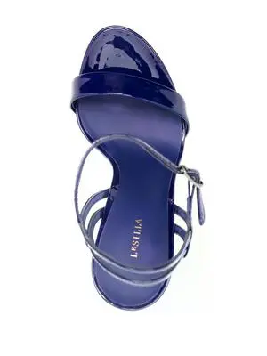 LE SILLA Gwen 120mm Patent Leather Sandals