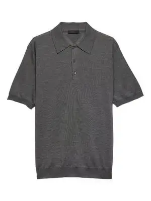 Prada Knitted Polo Shirt