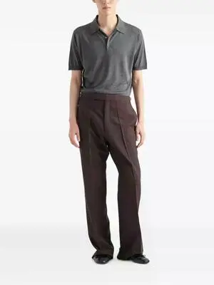 Prada Knitted Polo Shirt