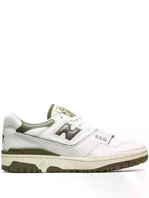 NEW BALANCE X Aimé Leon Dore 550 Olive Sneakers - White