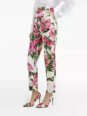 Dolce & Gabbana Floral-print Trousers