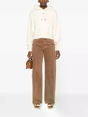Jacquemus Cropped Hoodie - Neutrals