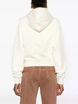 Jacquemus Cropped Hoodie - Neutrals