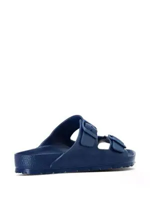 BIRKENSTOCK Arizona Buckle-detail Slides - Blue