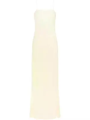 Jacquemus La Robe Brezza Slip Dress - Yellow