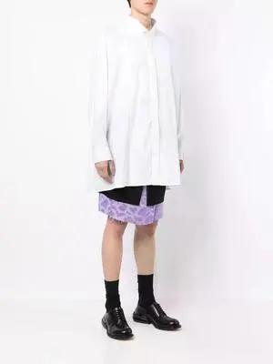 Raf Simons Logo-patch Button-up Shirt