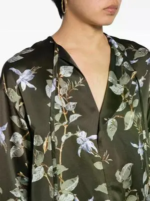 Vince Bellflower Silk Blouse