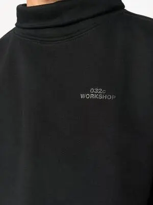 032C Roll-neck Logo-print Sweatshirt