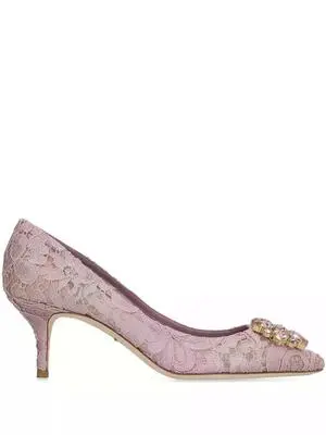 Dolce & Gabbana Bellucci Rainbow Lace Pumps - Pink
