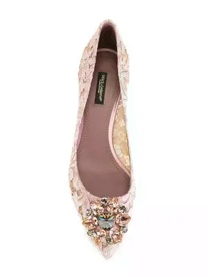Dolce & Gabbana Bellucci Rainbow Lace Pumps - Pink