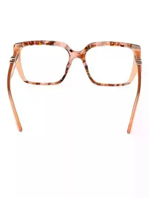Guess Square Frame Eyeglasses - Orange