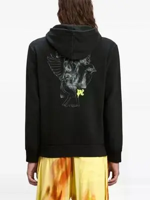 Palm Angels Thinking Pencil Cotton Hoodie