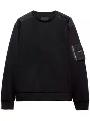 Prada Paneled Sweatshirt