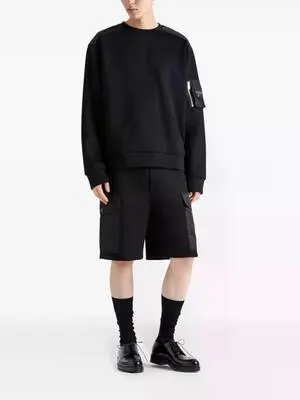 Prada Paneled Sweatshirt