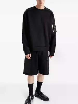 Prada Paneled Sweatshirt