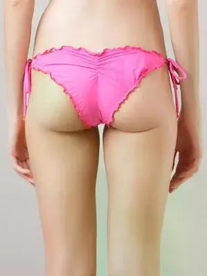 AMIR SLAMA Ruffle-trimmed Bikini Bottom