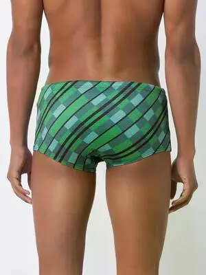 AMIR SLAMA Printed Swim Trunks