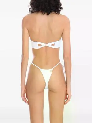 AMIR SLAMA X Jade Picon Draped-detail Bikini Set
