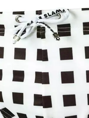 AMIR SLAMA Geometric Print Trunks