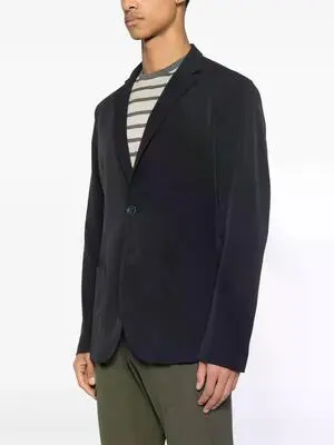 Herno Textured Two-button Blazer - Blue