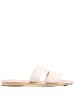 ANCIENT GREEK SANDALS Apteros Leather Sandals - Neutrals