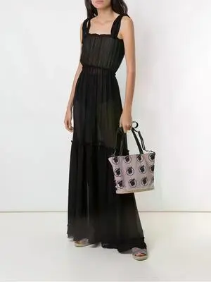 AMIR SLAMA Silk Maxi Dress