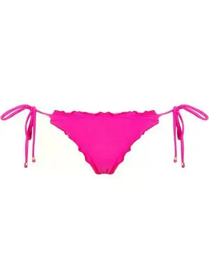 AMIR SLAMA Ruffled Trim Bikini Bottom - Pink