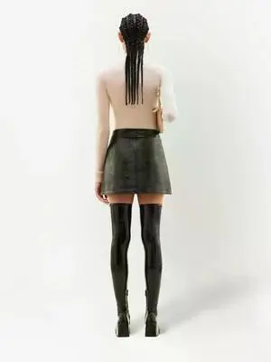 COURREGES A-line Mini Skirt - Black