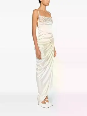 Jacquemus La Saudade Longue Brodée Maxi Dress