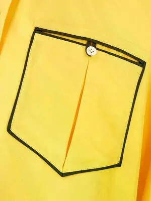 Bally Silk Shirt With Piped Trim