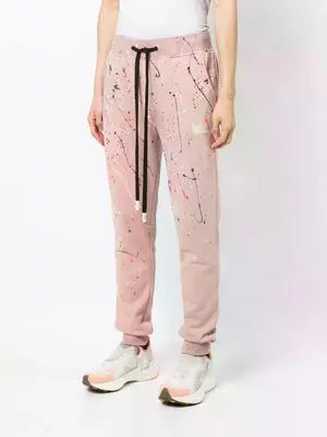HACULLA. Paint-splatter Track Pants - Pink