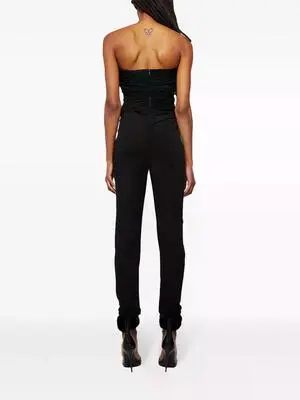 Saint Laurent Strapless Skinny Jumpsuit