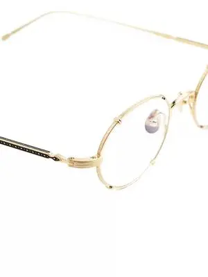 Matsuda Round-frame Glasses - Gold