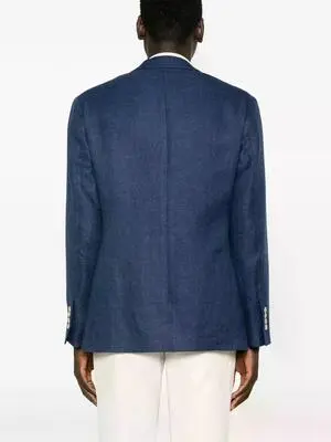 Brunello Cucinelli Single-breasted Tailored Blazer - Blue
