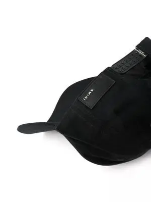 Amiri Logo Cotton Cap - Black