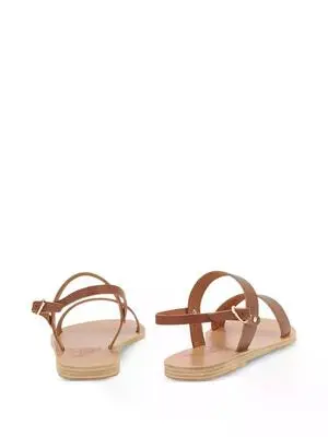 ANCIENT GREEK SANDALS Clio Flat Sandals - Brown