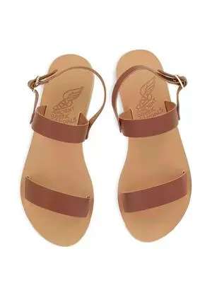 ANCIENT GREEK SANDALS Clio Flat Sandals - Brown