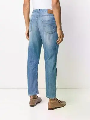 Brunello Cucinelli Distressed Straight-leg Jeans