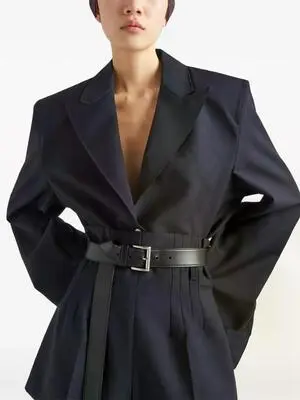 Prada Single-breasted Mohair Shirt Jacket